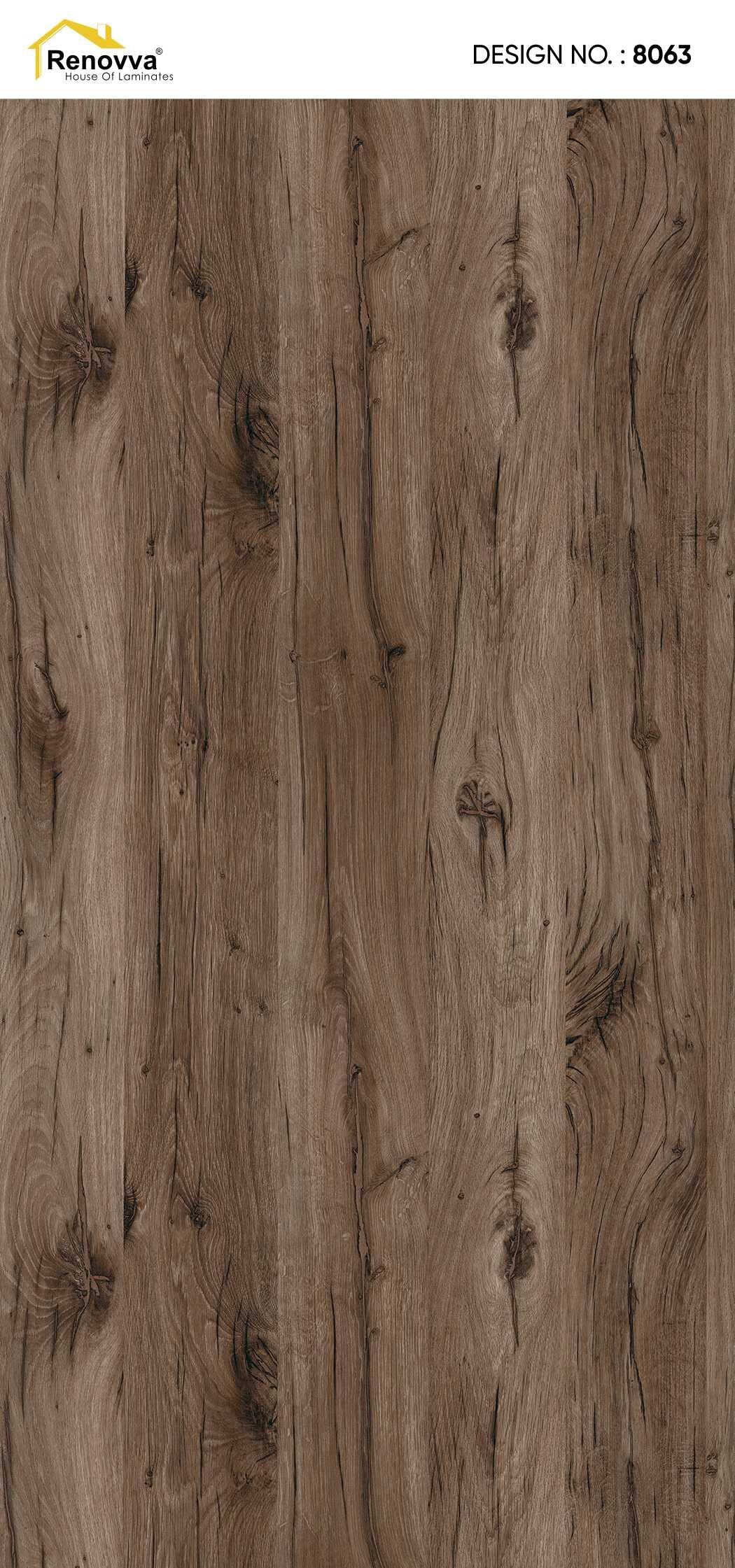 Renovva Valencia Gold Line 8x4 ft Texture wood laminates Brown 8063_RT ...