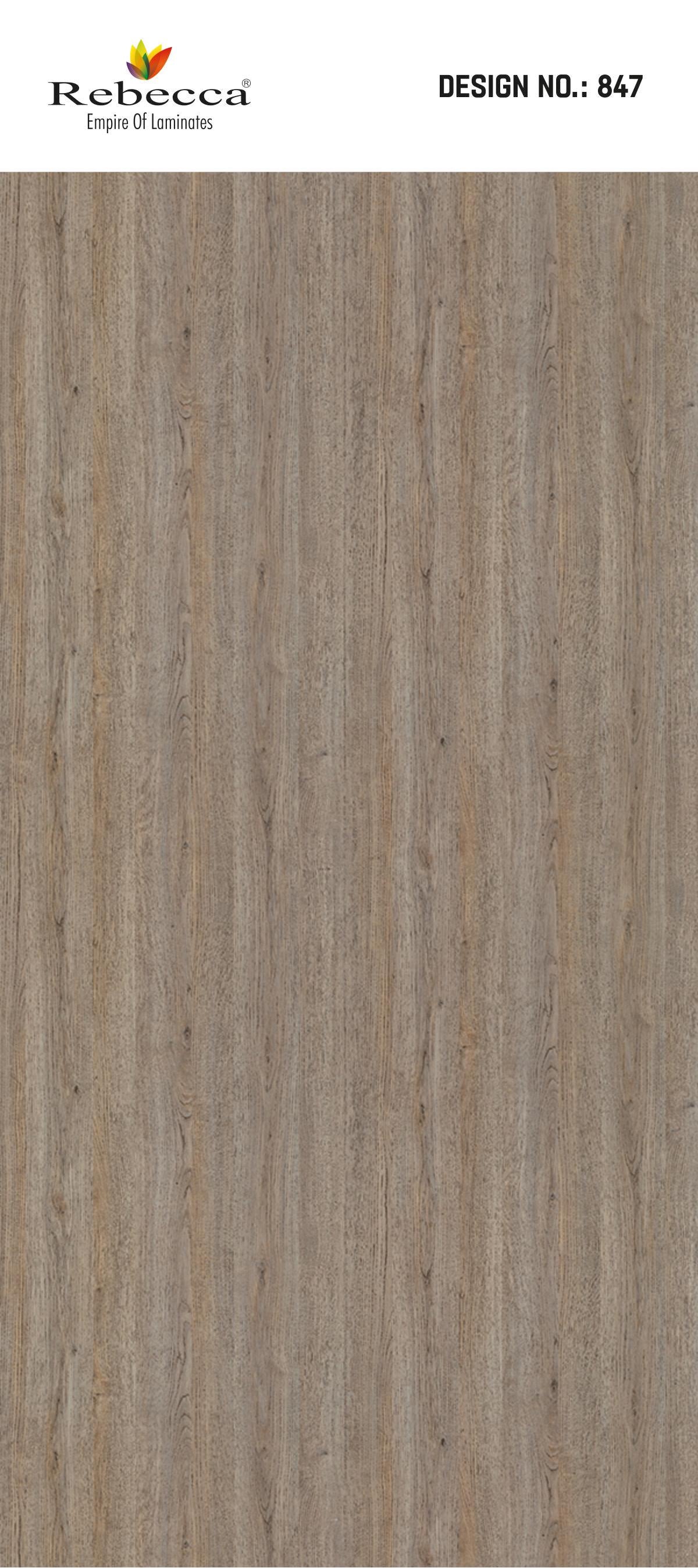Virgo Laminates Figo Walnut Dark 8x4 ft Suede wood laminates Brown 847 ...